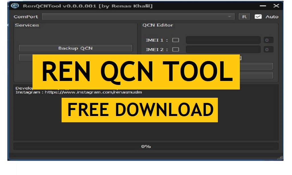 Download Ren QCN Tool Latest Version Free Download for Windows