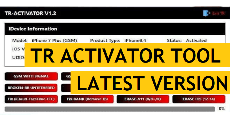 TR Activator Tool v1.2 Download Latest Version All iOS iCloud Bypass