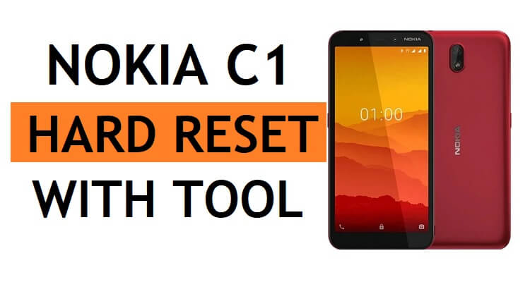 Hard Reset Nokia C1 TA-1165 Fix No Command without Box with Tool