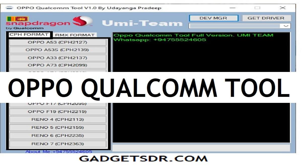Oppo Realme Qualcomm Tool V2.0 Download Latest Version Free