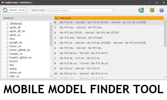 Mobile Model Finder Tool Download Latest Version Free