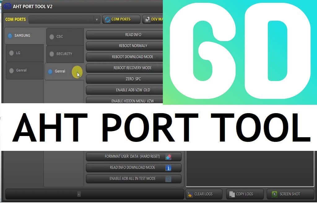 AHT Port Tool V2 Download FRP Bypass Samsung, LG, All Android