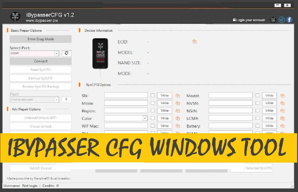 iBypasser CFG Tool v2.0 Download for Windows Latest Version