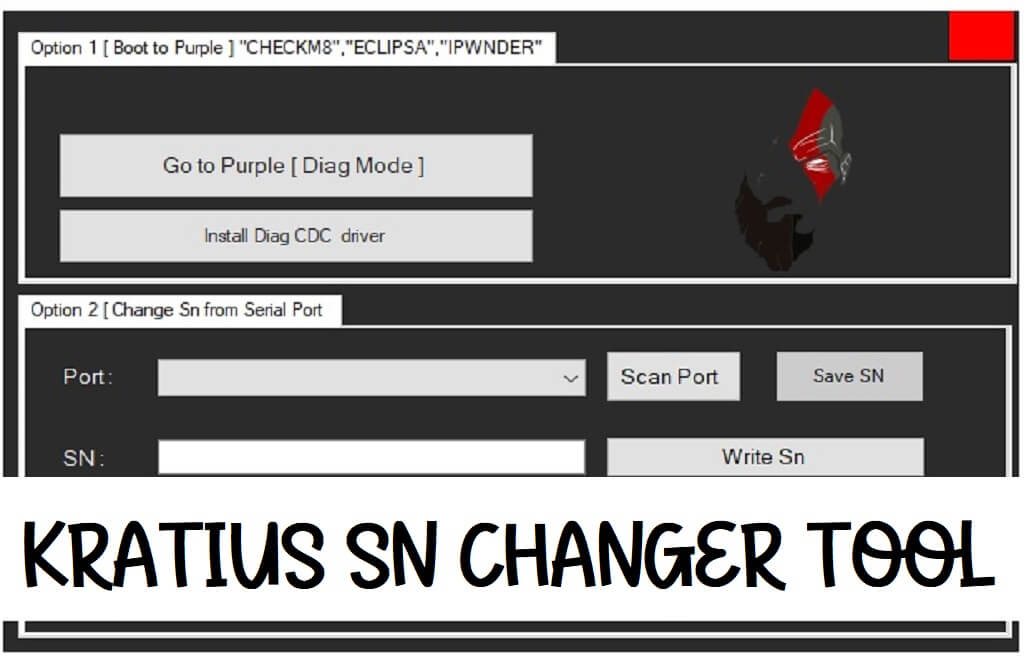 Kratius SN Changer V1.0 Download Latest No need dcsd cable