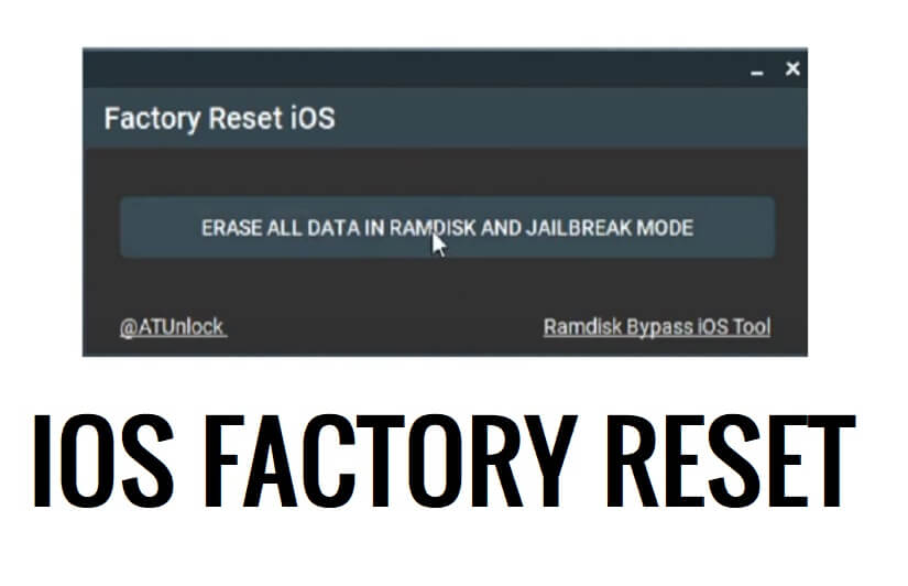 iOS Factory Reset Tool V1 Download latest version Free