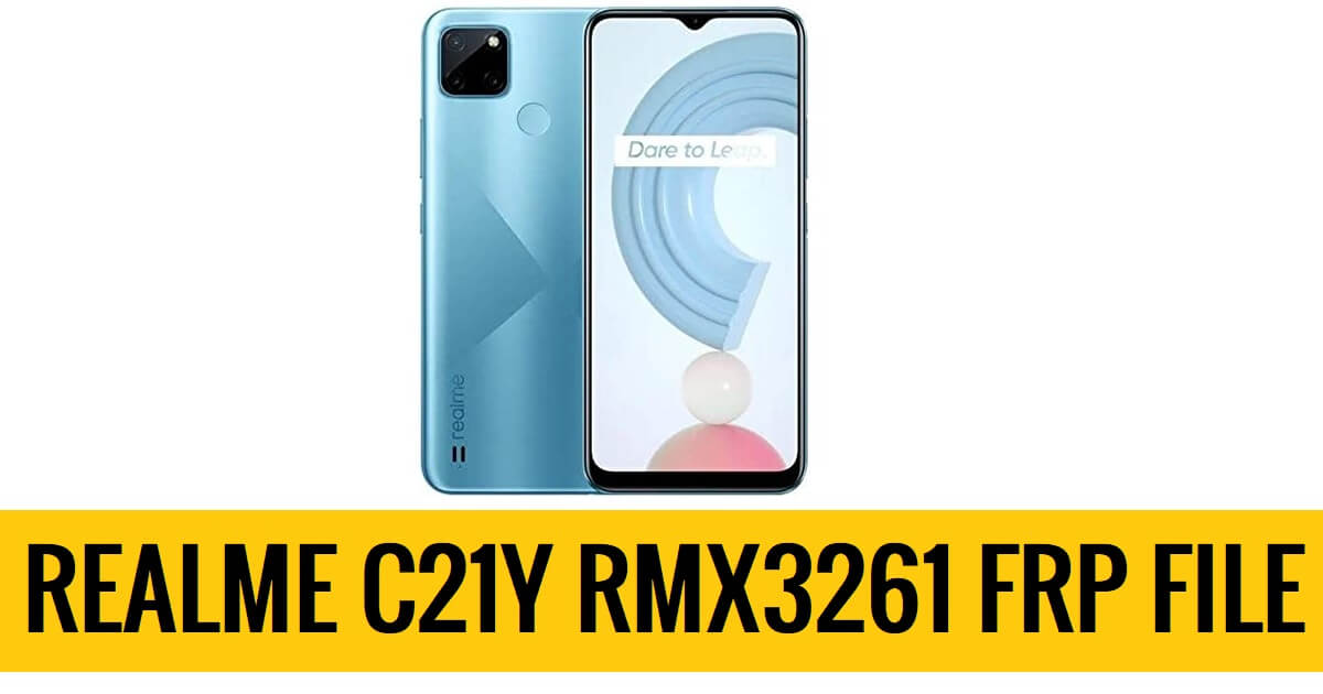 Realme C21Y RMX3261 FRP File & Tool Download Bypass Google