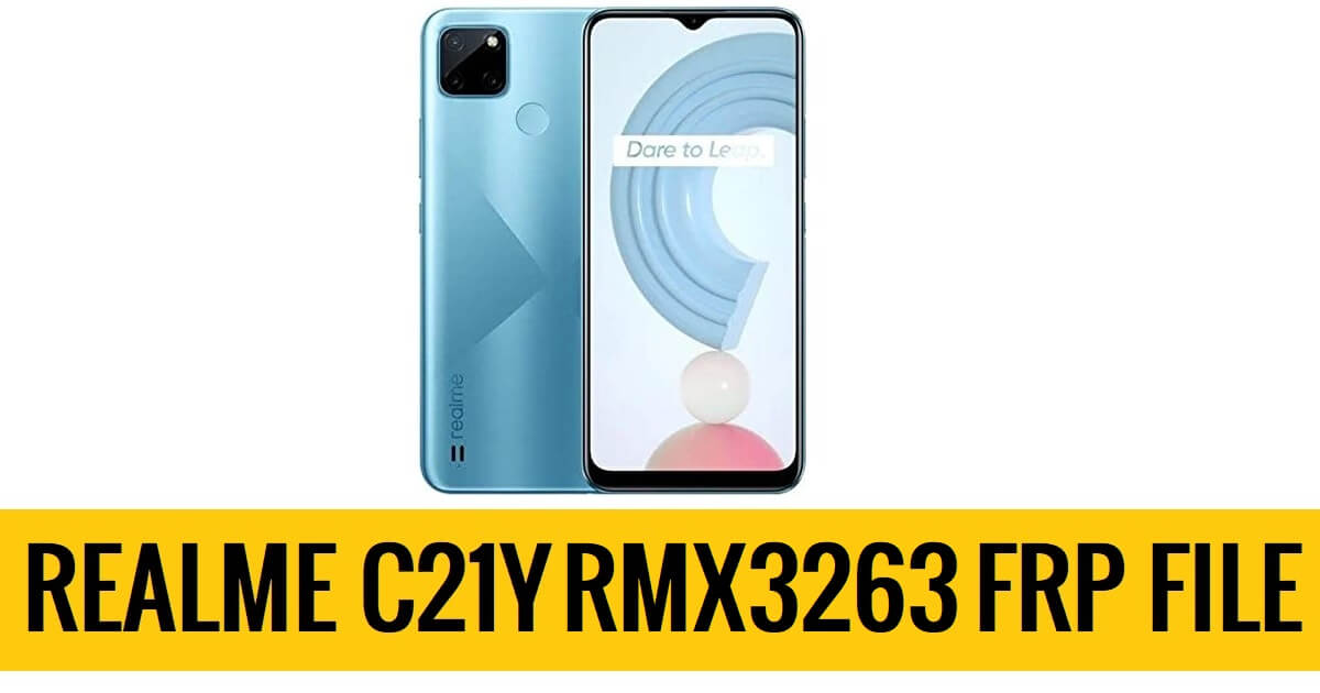 Realme C21Y RMX3263 FRP File & Tool Download Bypass Google