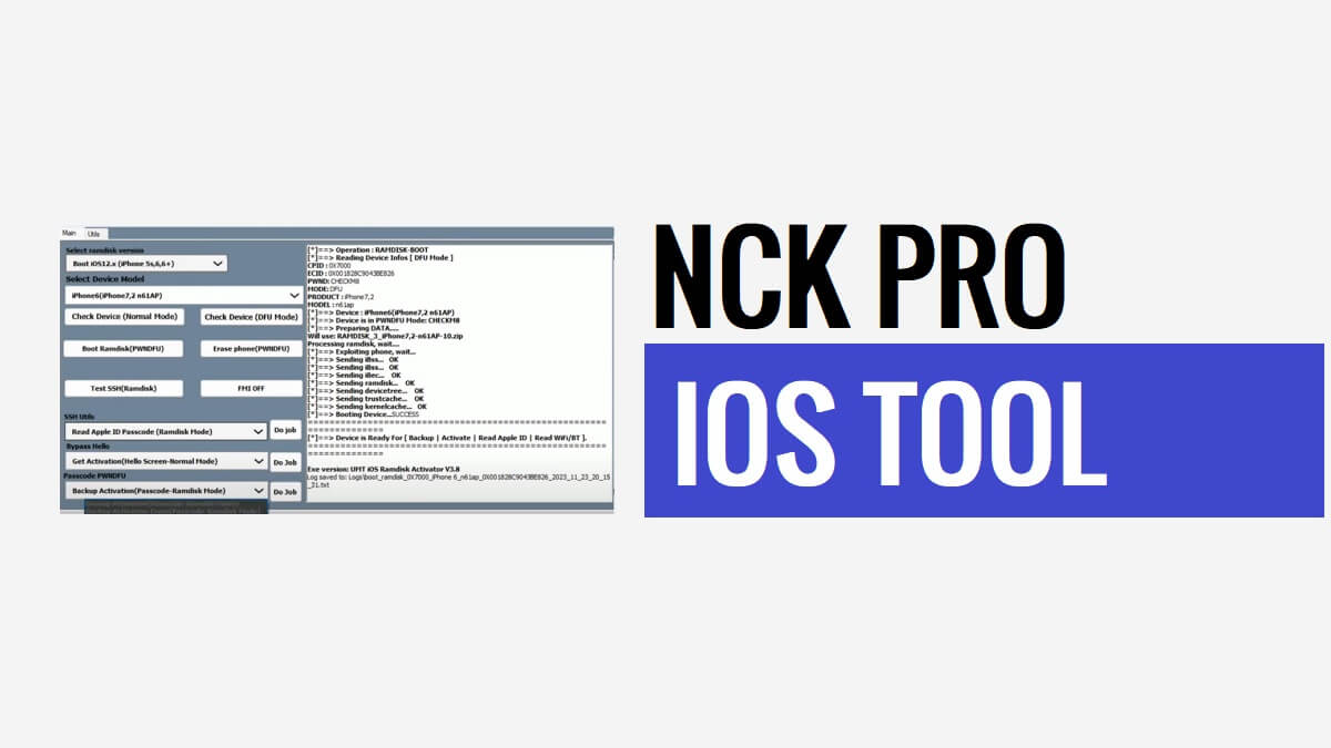 Download NCK Pro iOS Tool v0.3 Setup [Latest Version] - GSM Doctor