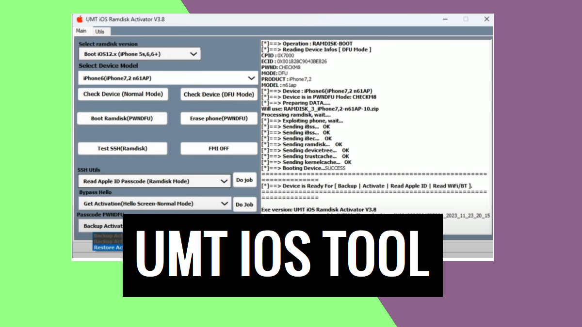 Download UMT iOS Tool v3.9 [Latest Version] Setup - GSM Doctor