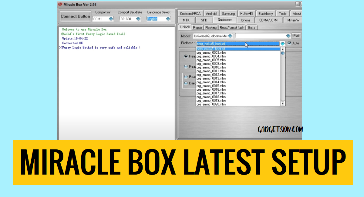Download Miracle Box Latest Setup V3.43 Latest Version