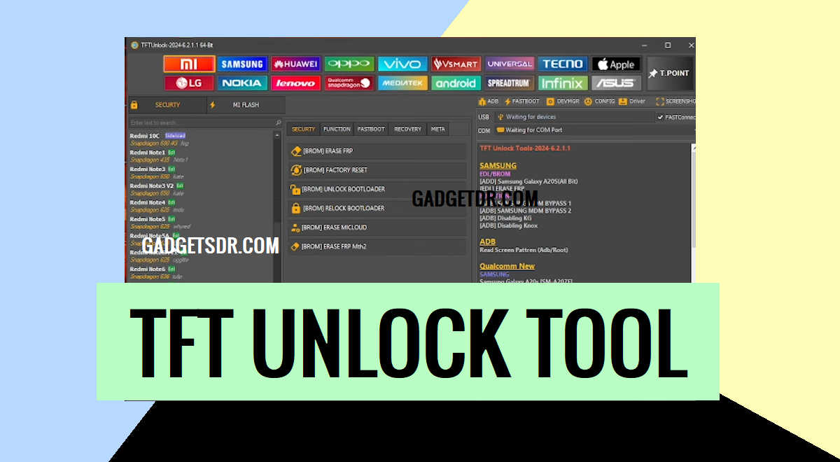 TFT Unlock Tool v6.2.1.1 Free Download - GSM Doctor