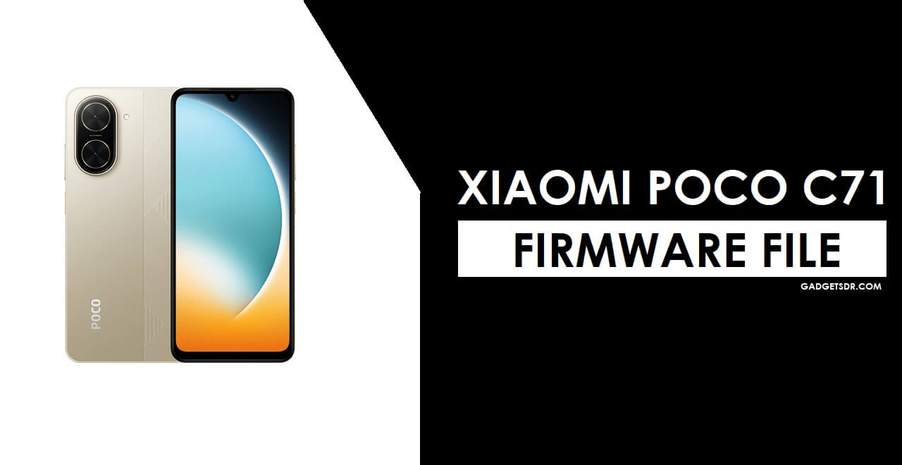 Xiaomi Poco C71 Flash File (Stock ROM) Firmware - GSM Doctor