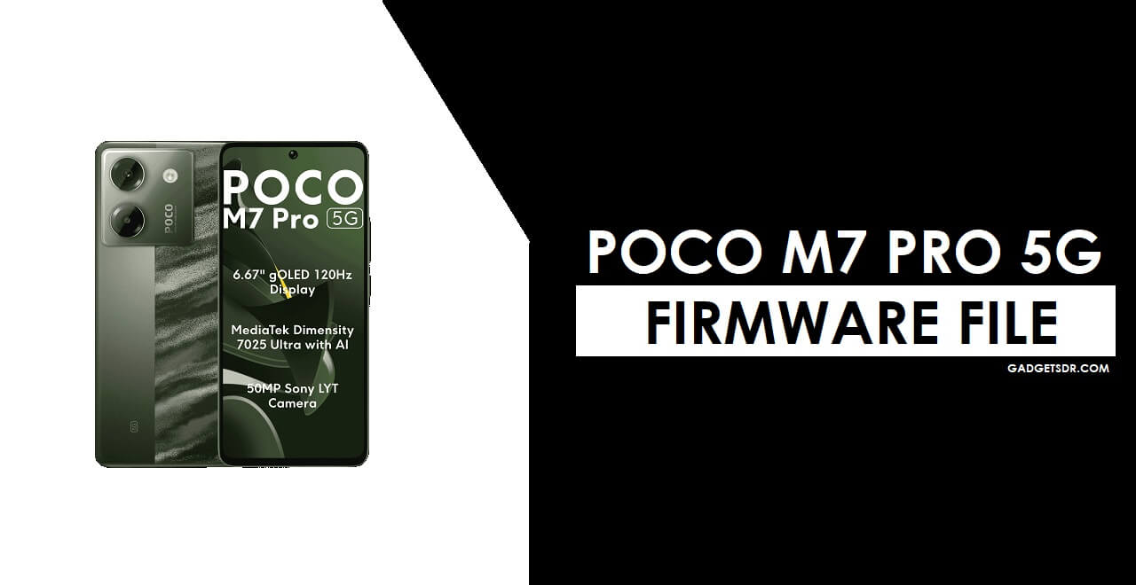 Xiaomi Poco M7 Pro 5G Flash File (Stock ROM) Firmware - GSM Doctor